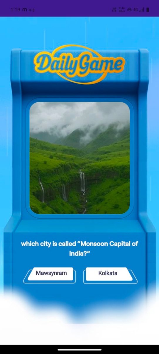 Which city is called the "Monsoon Capital of India"? (A) Mawsynram (B) K..