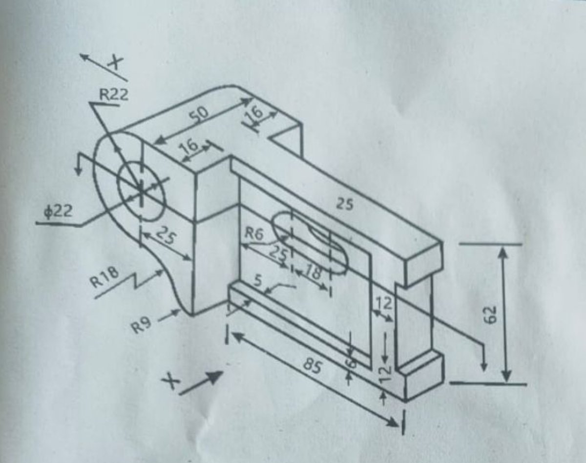 The user has provided an image of an engineering drawing with various dim..