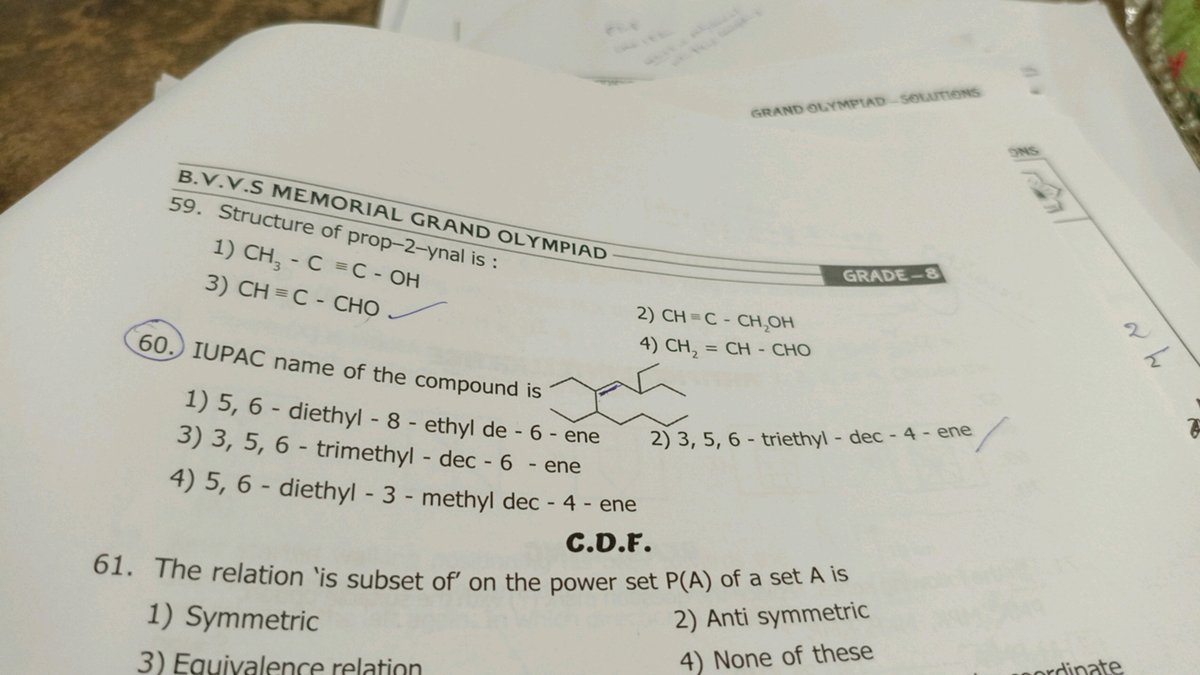 IUPAC name of the compound is [Image of a chemical compound structure]