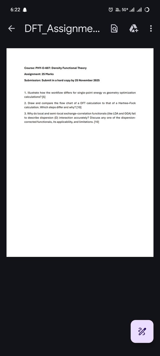 Draw and compare the flow chart of a DFT calculation to that of a Hartree..