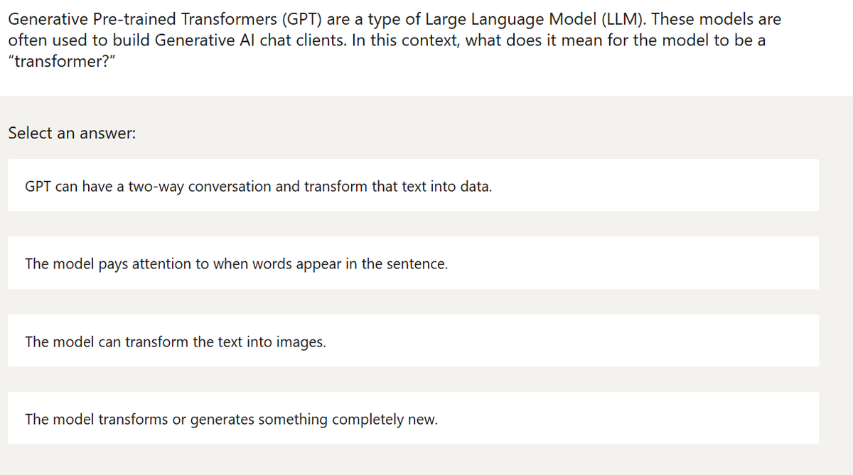 Generative Pre-trained Transformers (GPT) are a type of Large Language Mo..