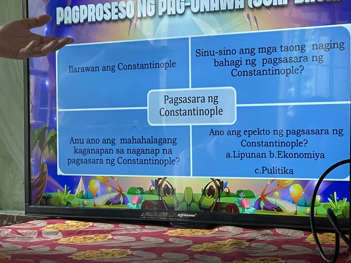 I will rephrase the questions in the image. Ilarawan ang Constantinople