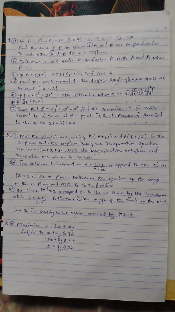 (a) If A = Pi - 6j - 3k, B = 4i + 3j - K, C = i - 3j + 2k Find the val..