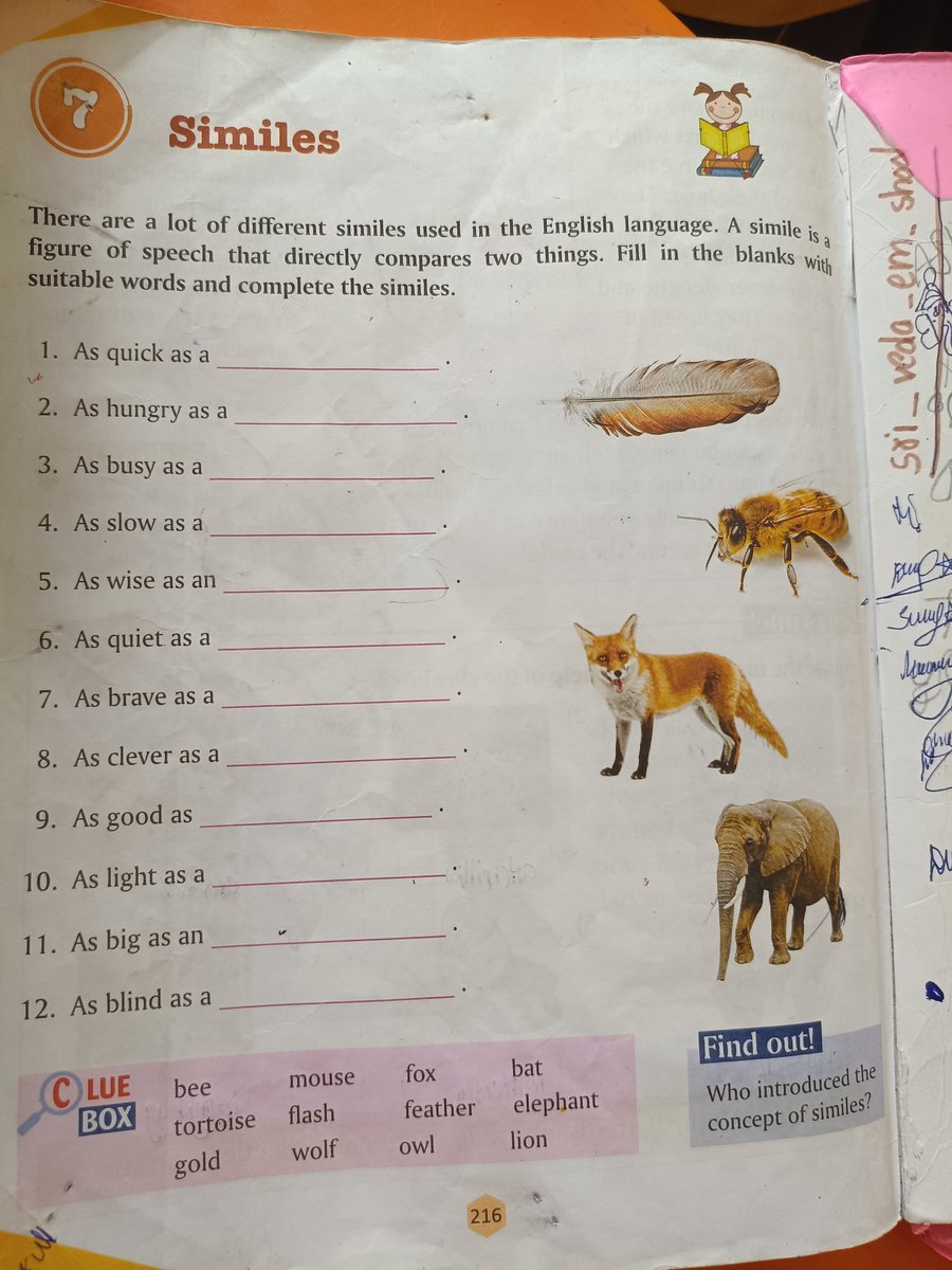 There are a lot of different similes used in the English language. A simi..
