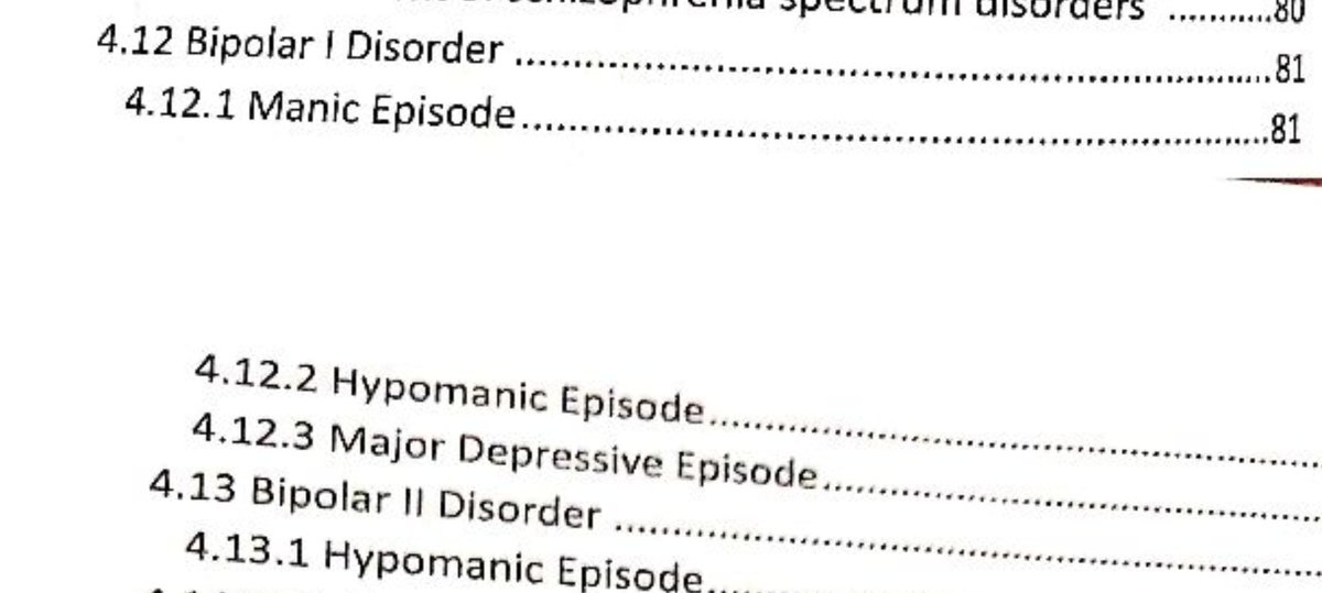 Explain the concepts of: Bipolar I Disorder Manic Episode Hypoma..