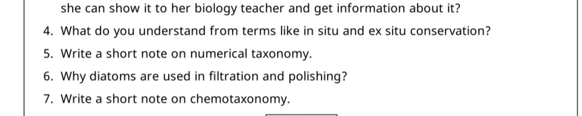 What do you understand from terms like in situ and ex situ conservation?