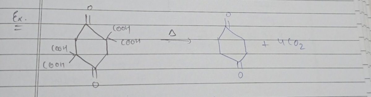Ex. [Diagram showing a chemical reaction with a reactant molecule (a bic..