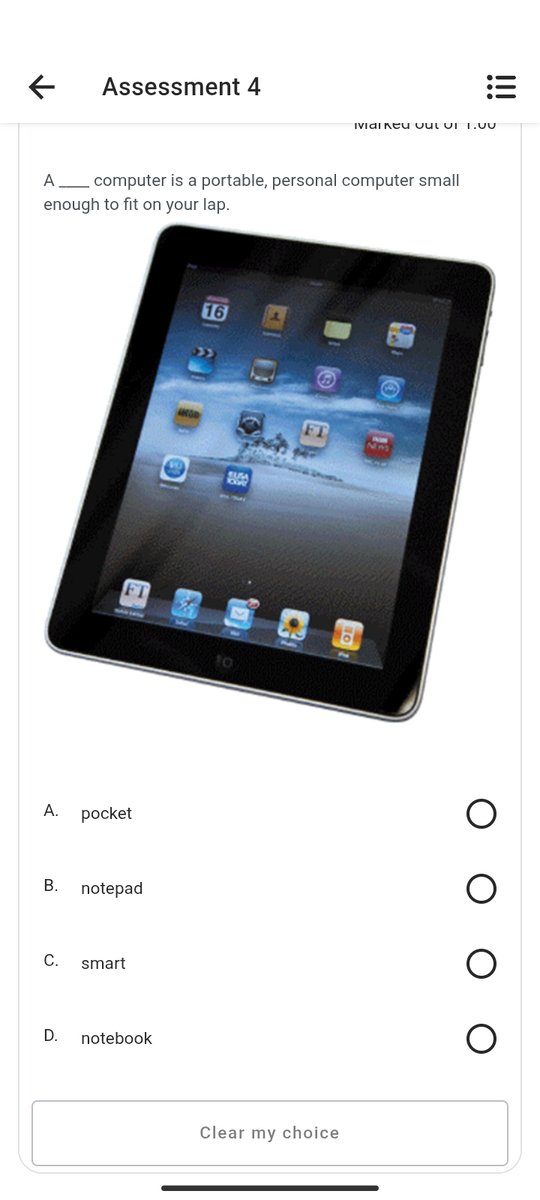 A __ computer is a portable, personal computer small enough to fit on you..