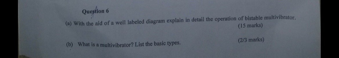Question 6 (a) With the aid of a well-labeled diagram, explain in detail..