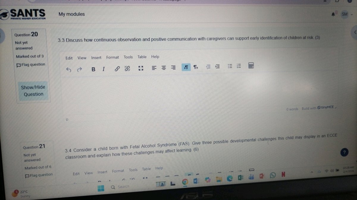 3.3 Discuss how continuous observation and positive communication with ca..