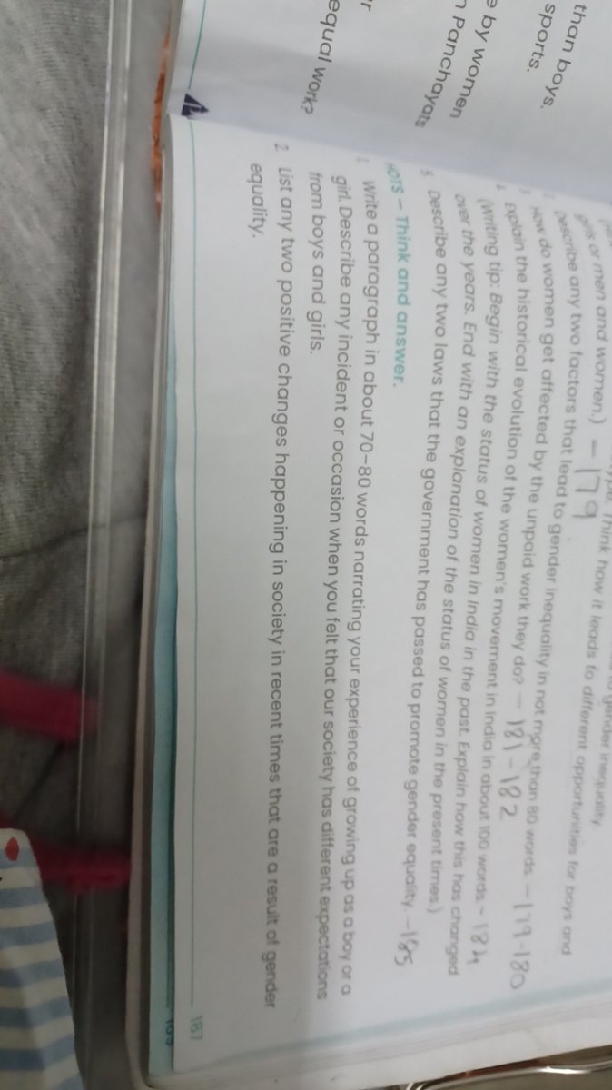 HOTS - Think and answer. Write a paragraph in about 70-80 words narratin..