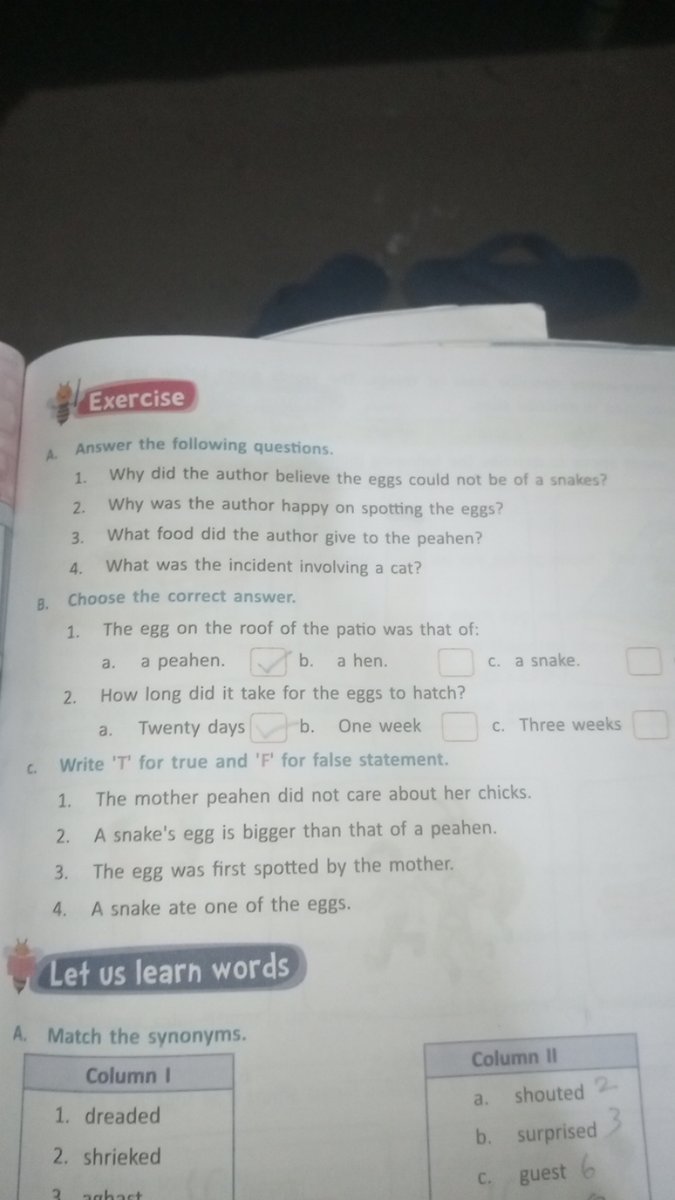 Here are some questions based on a text. Please provide answers to them.