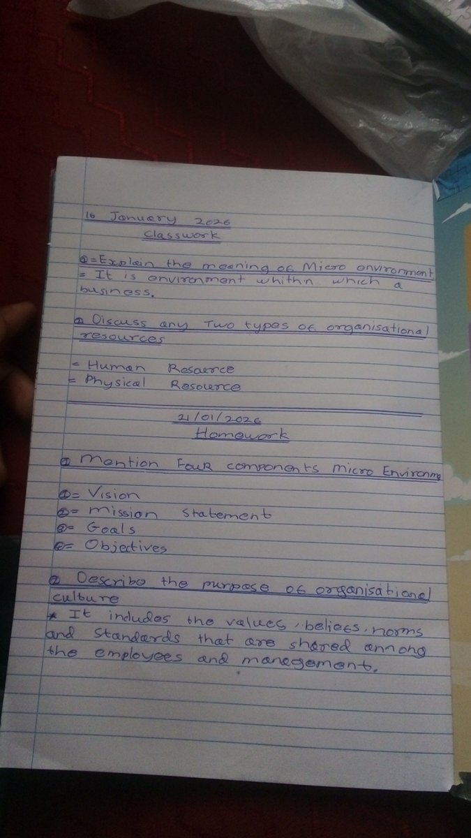 Here are the questions from the image: Classwork (16 January 2026) Expl..