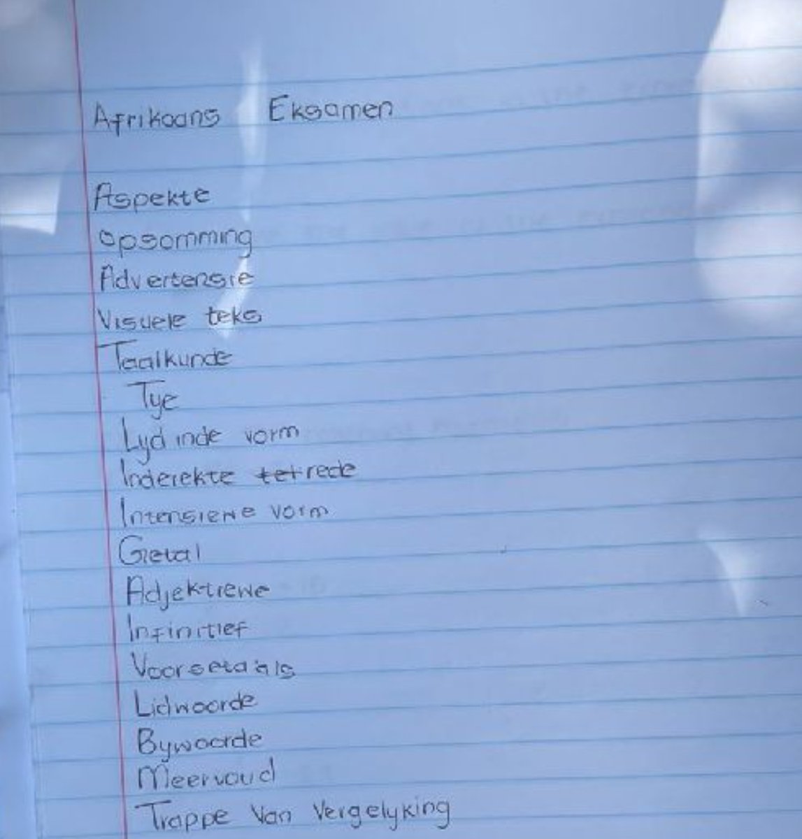 Afrikaans Eksamen Aspekte opsomming Advertensie Visuele teks Taalkunde T..
