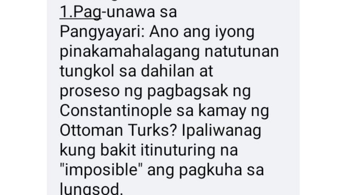 Pag-unawa sa Pangyayari: Ano ang iyong pinakamahalagang natutunan tungkol..