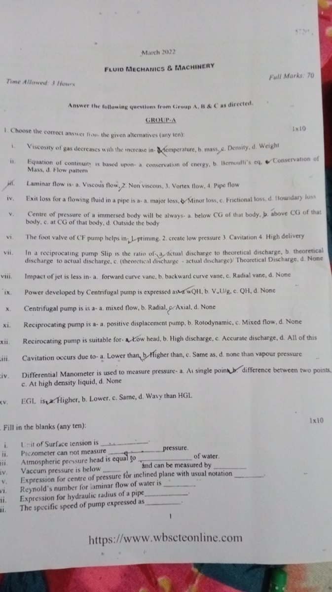 Answer the following questions from Group A, B & C as directed. GROUP-A