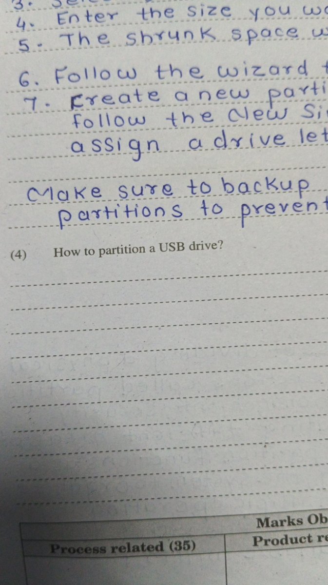 How to partition a USB drive? | Filo