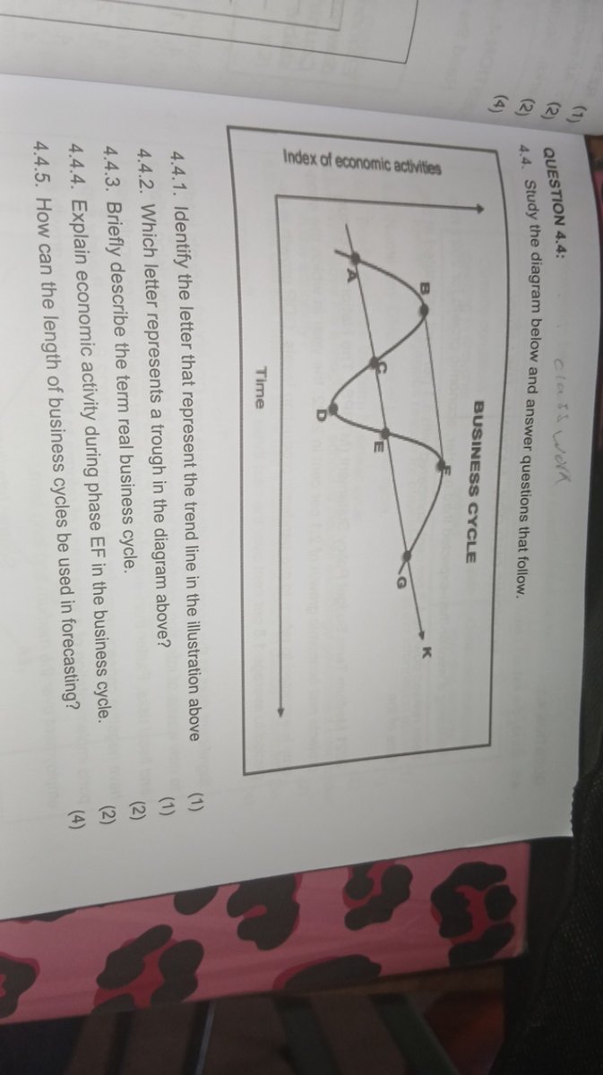 QUESTION 4.4: Study the diagram below and answer questions that follow.