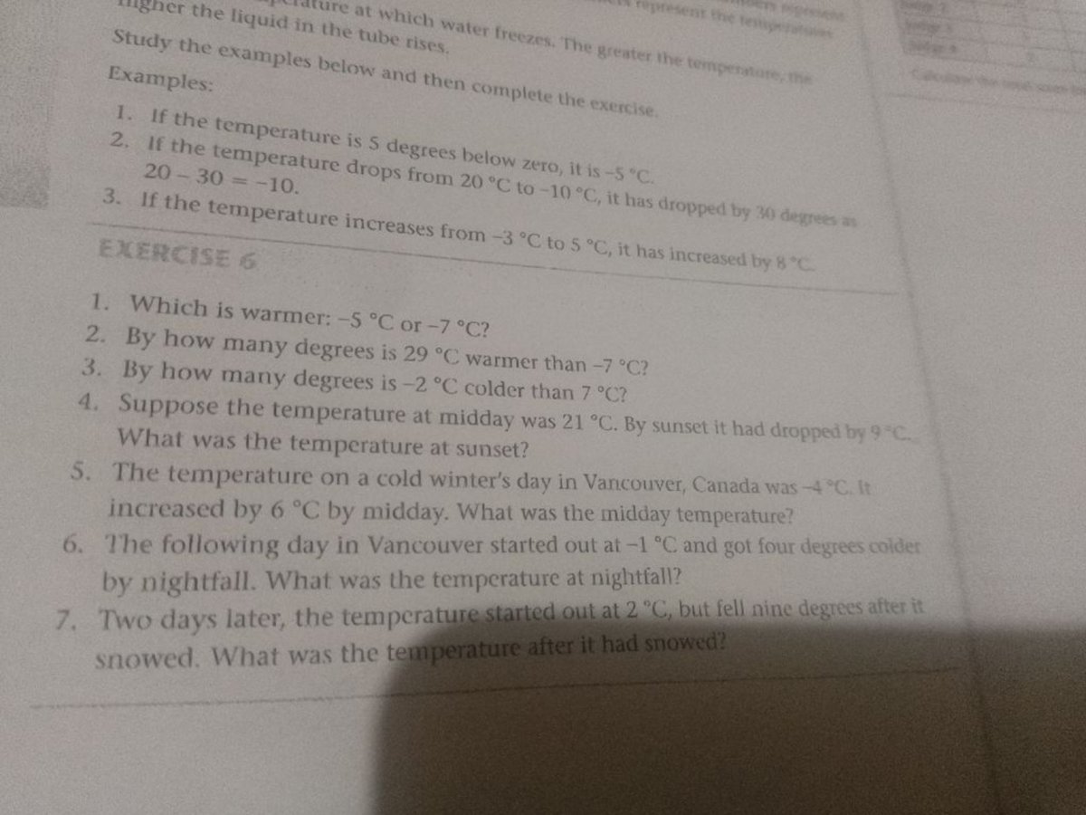 Study the examples below and then complete the exercise. Examples: If th..