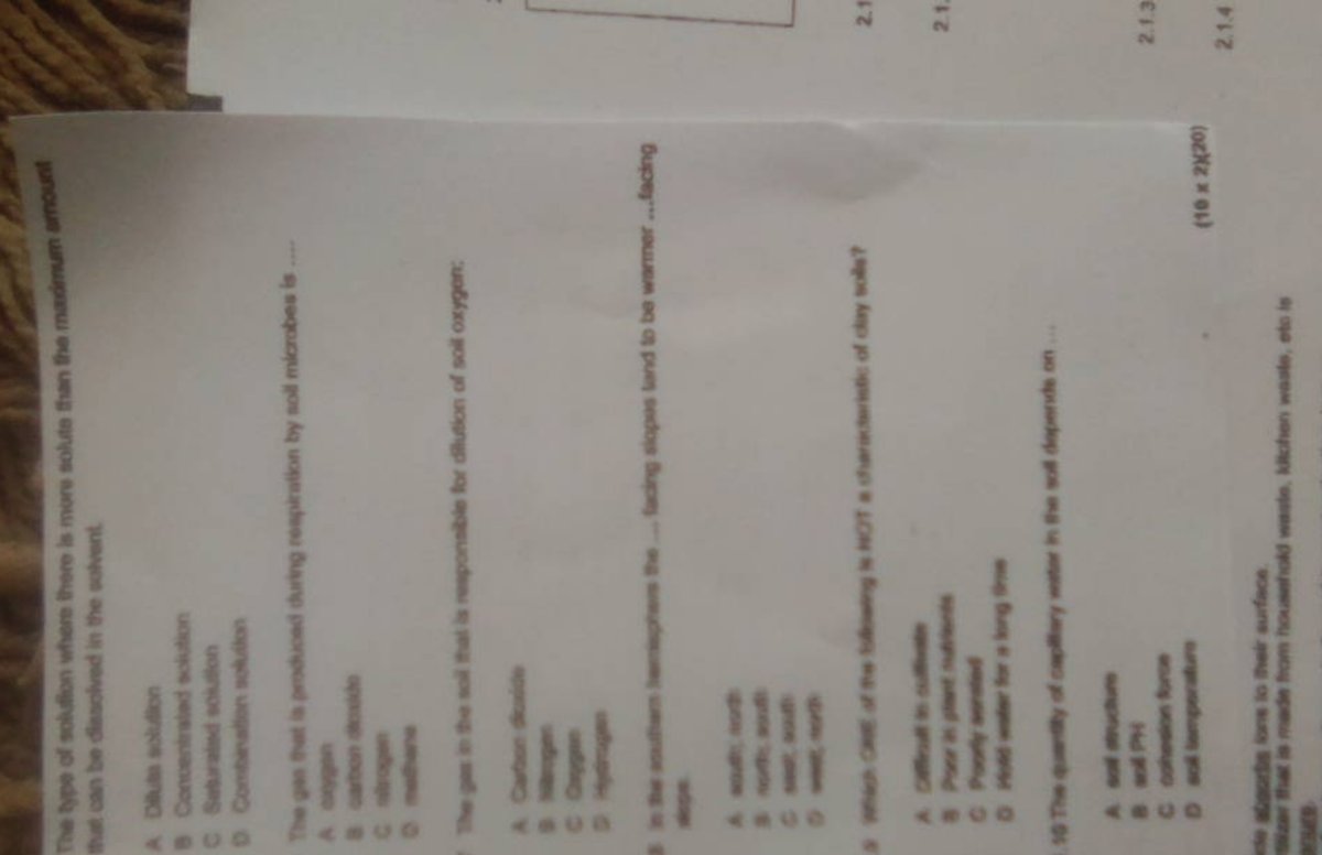 The type of solution where there is more solute than the maximum amount t..