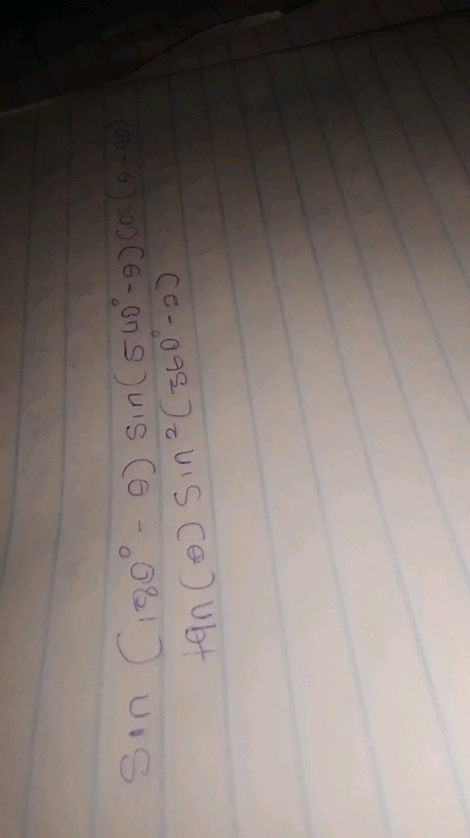 Simplify the following trigonometric expression: \frac{\sin(180^\circ