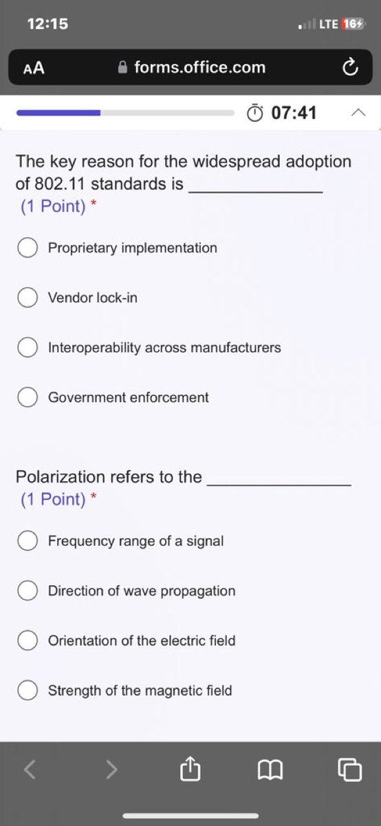 The key reason for the widespread adoption of 802.11 standards is __. (1..