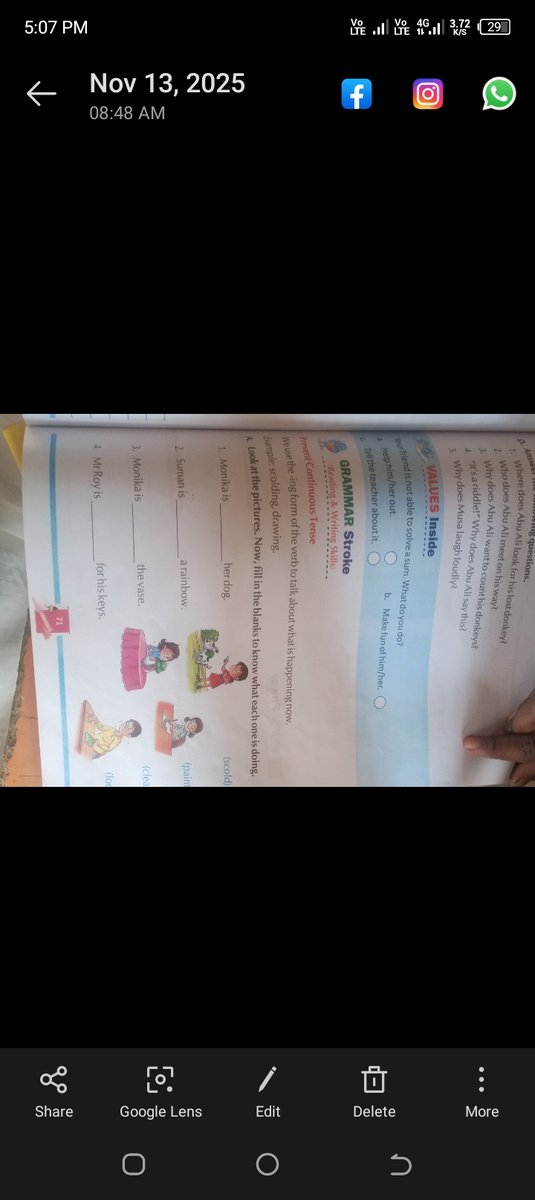 A. Look at the pictures. Now, fill in the blanks to know what each one is..