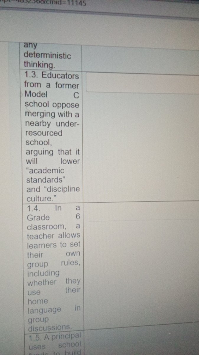 1.3. Educators from a former Model C school oppose merging with a nearby