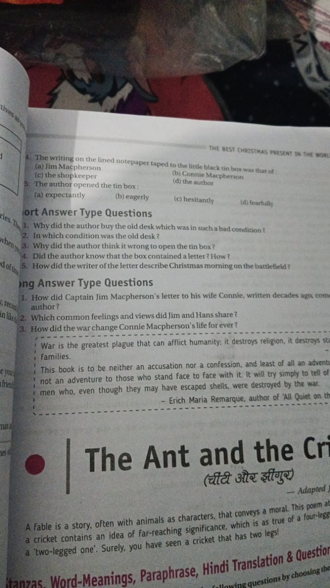Here are some questions based on the provided text: Short Answer Type Qu..
