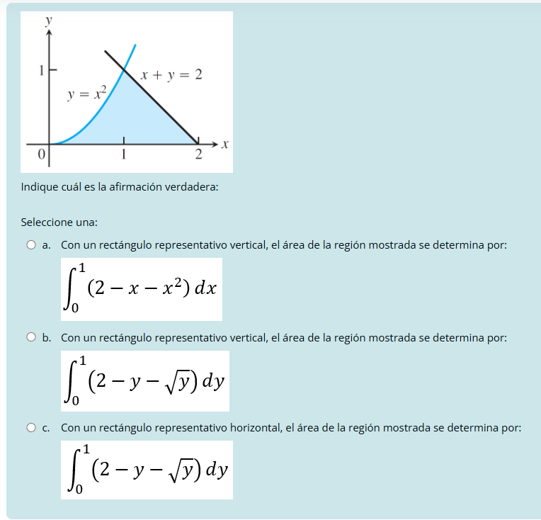 Indique cuál es la afirmación verdadera: Seleccione una: a. Con un rectá..