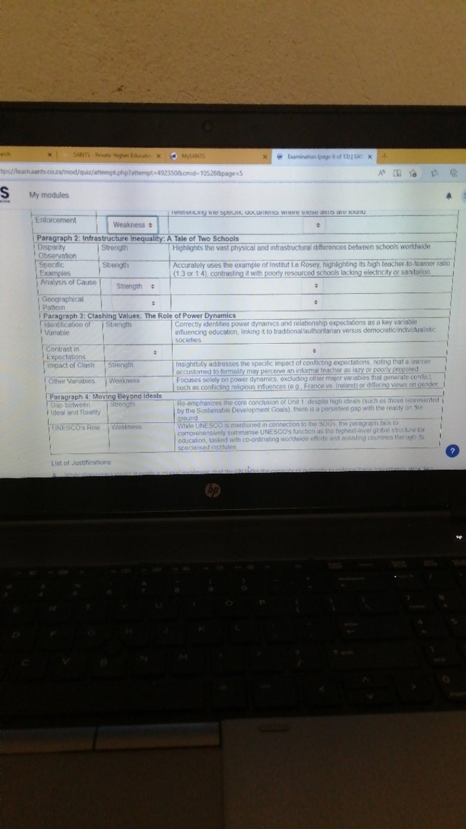 The provided image displays a table with several rows and columns, seemin..