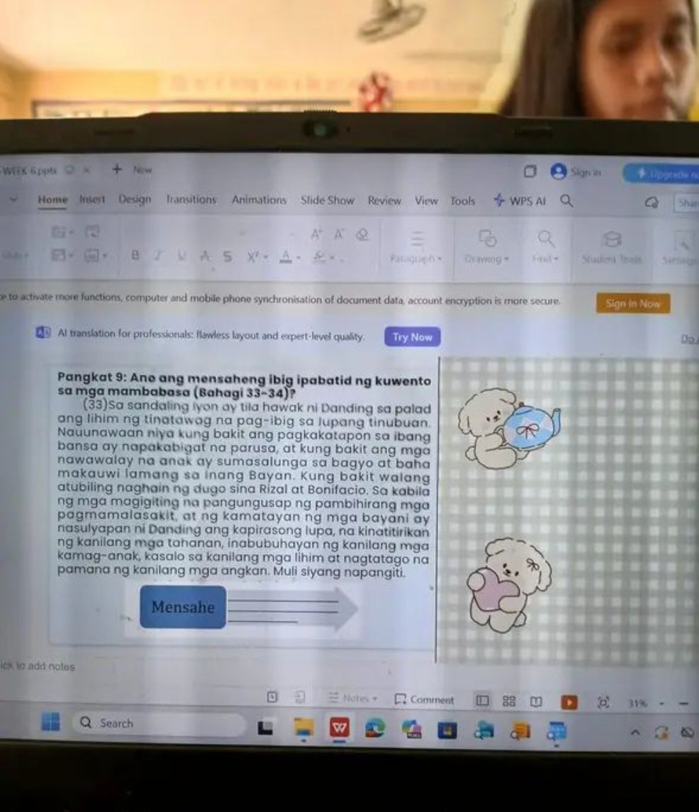 Pangkat 9: Ano ang mensaheng ibig ipabatid ng kuwento sa mga mambabasa (B..