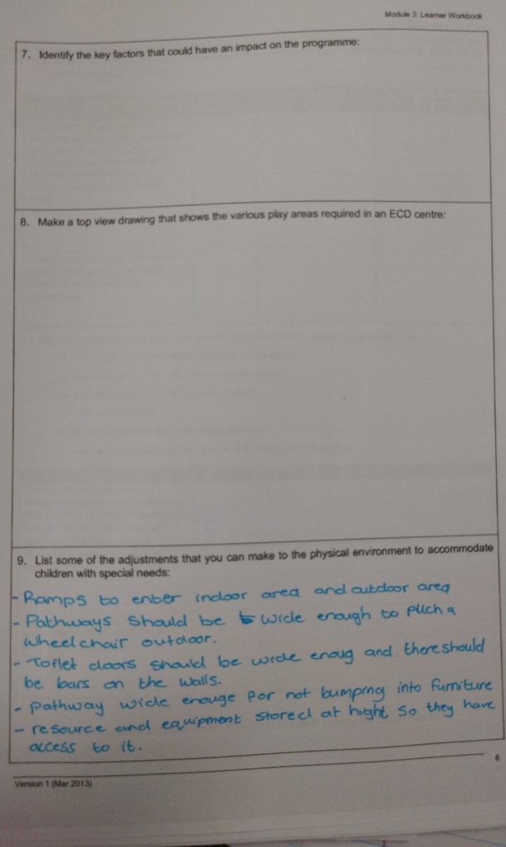 Identify the key factors that could have an impact on the programme: Mak..