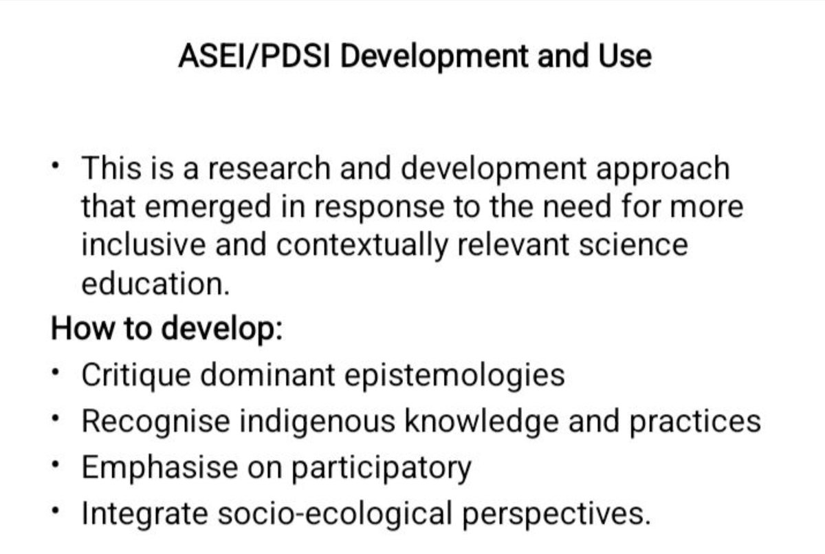 ASEI/PDSI Development and Use This is a research and development approac..