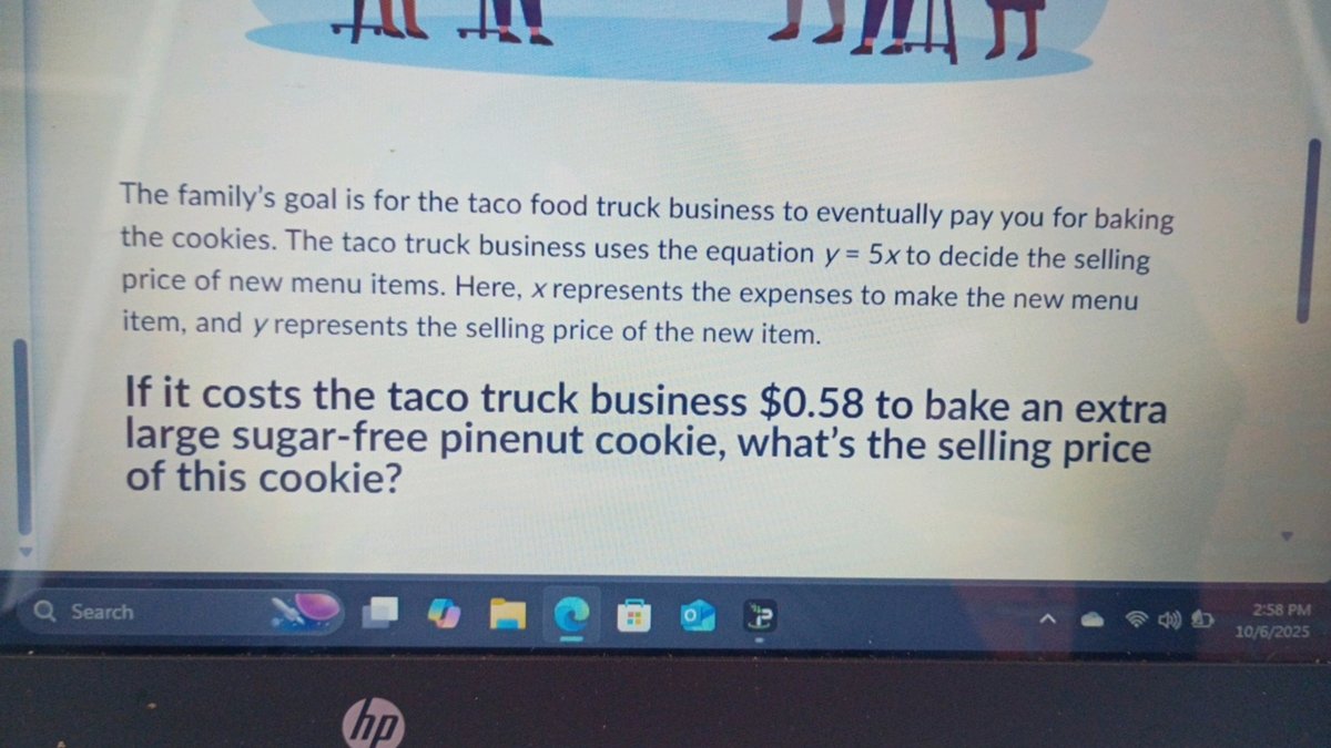 The family's goal is for the taco food truck business to eventually pay y..