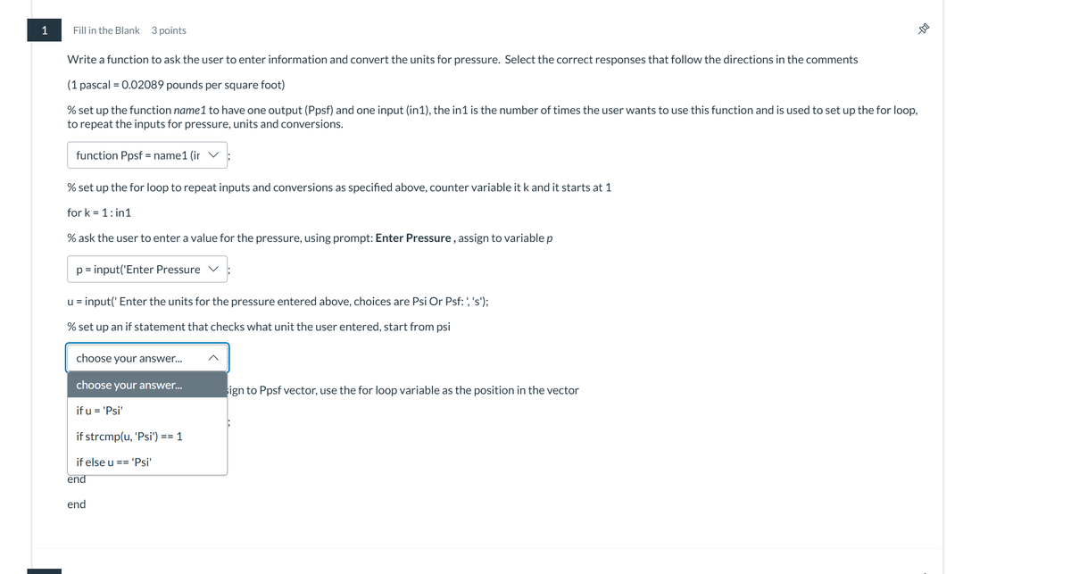 Fill in the Blank Write a function to ask the user to enter information