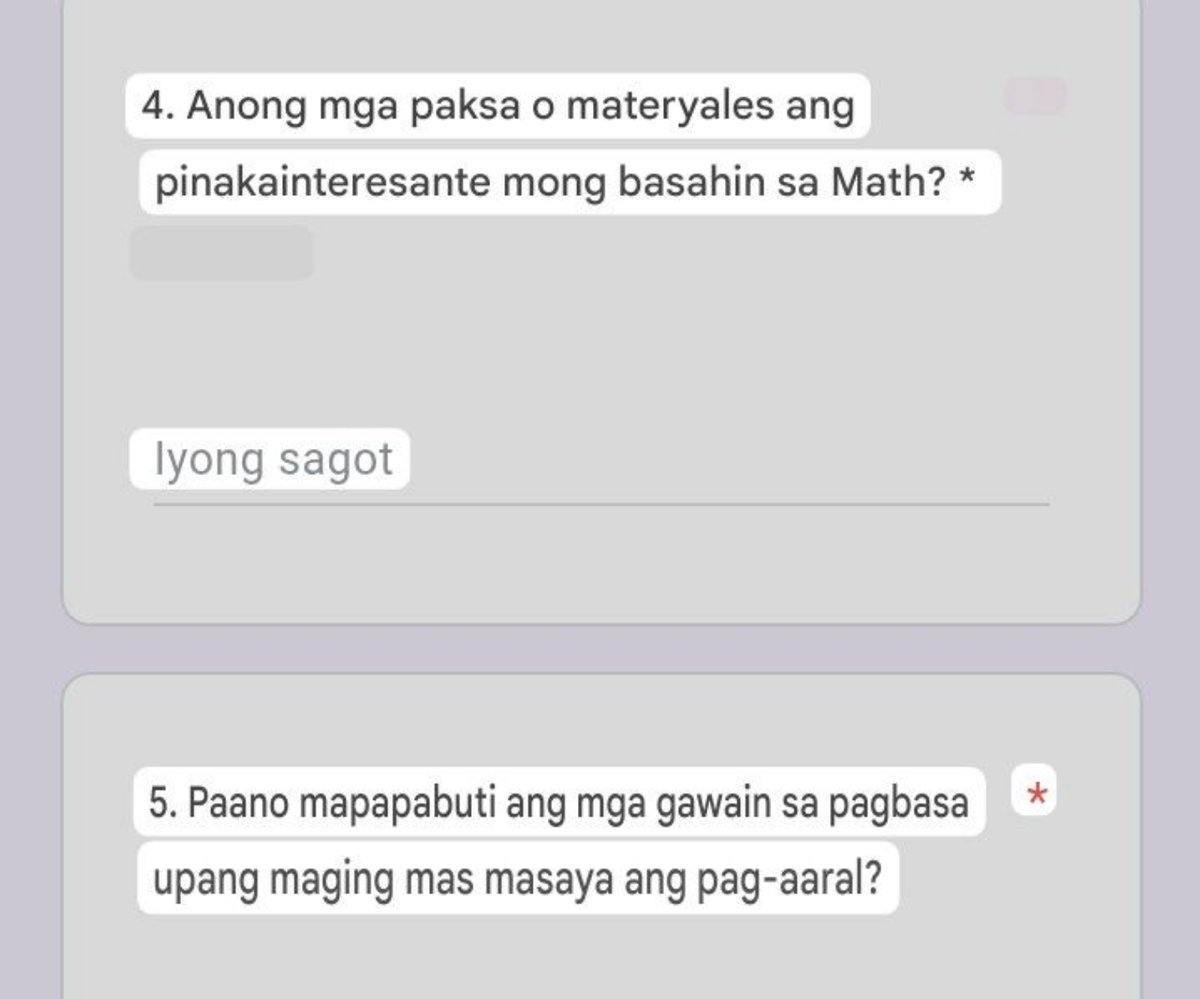 Anong mga paksa o materyales ang pinakainteresante mong basahin sa Math?
