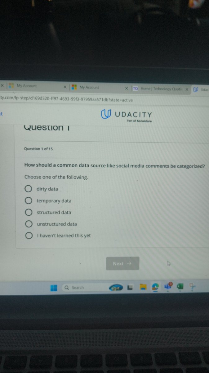 How should a common data source like social media comments be categorized..