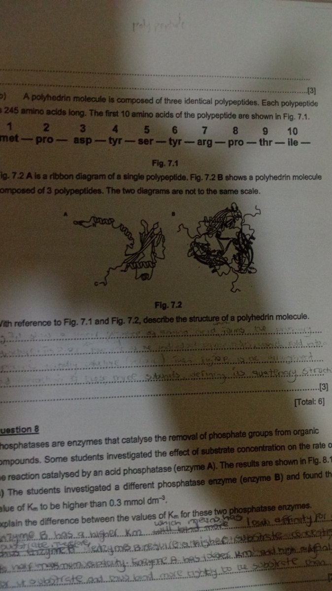 With reference to Fig. 7.1 and Fig. 7.2, describe the structure of a poly..