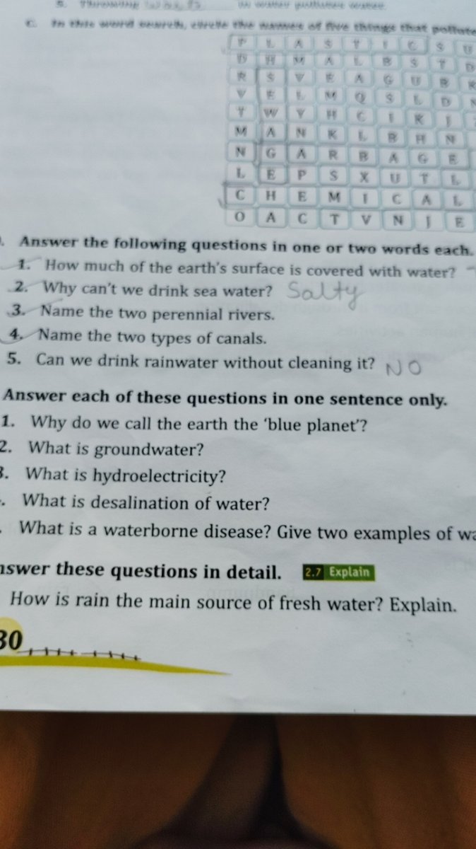 Answer the following questions in one or two words each. How much of the