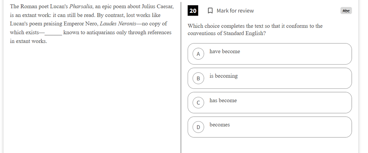 The Roman poet Lucan's Pharsalia, an epic poem about Julius Caesar, is an..