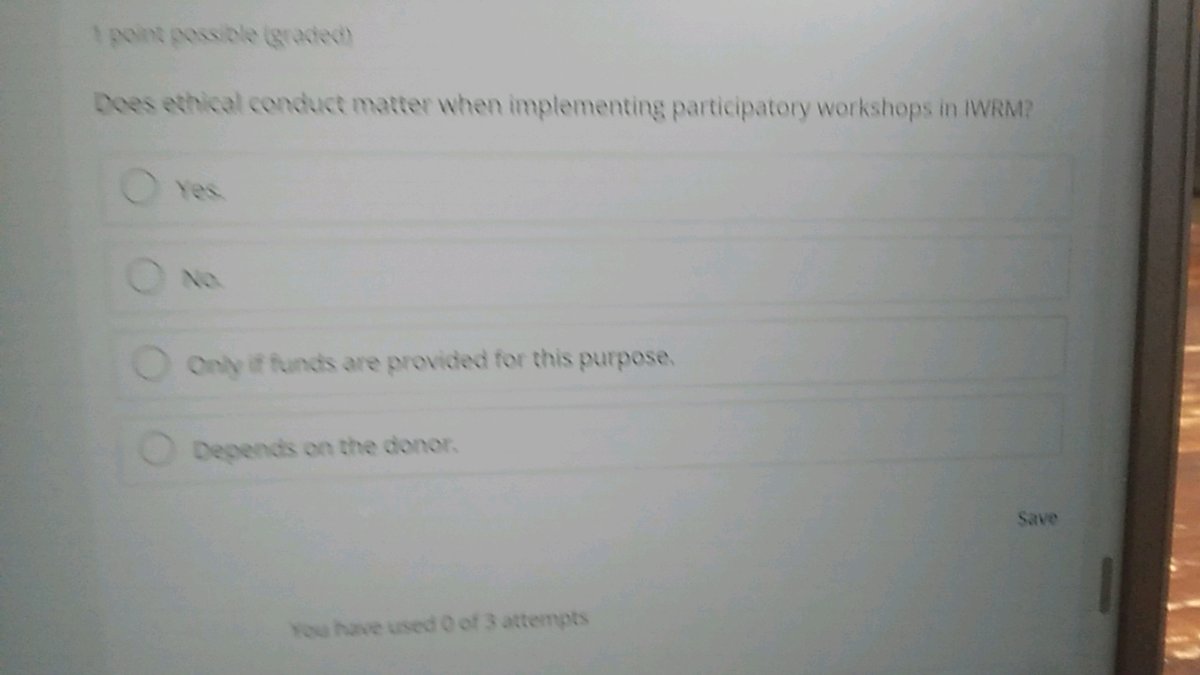 Does ethical conduct matter when implementing participatory workshops in