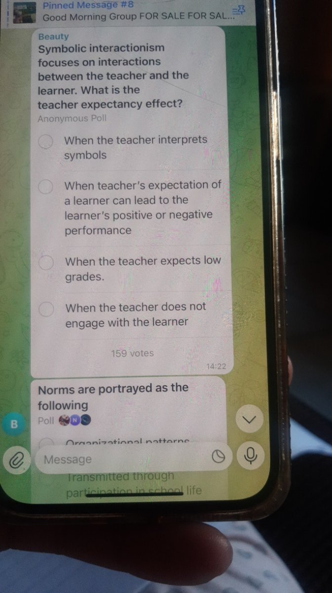 Symbolic interactionism focuses on interactions between the teacher and t..