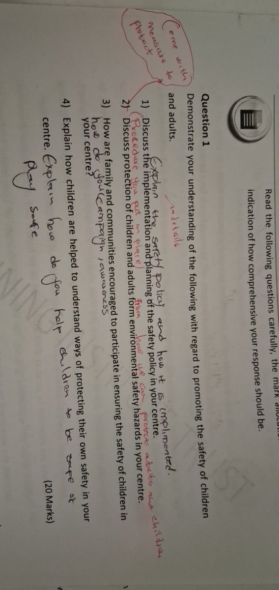 Read the following questions carefully, the mark allocation is an indicat..