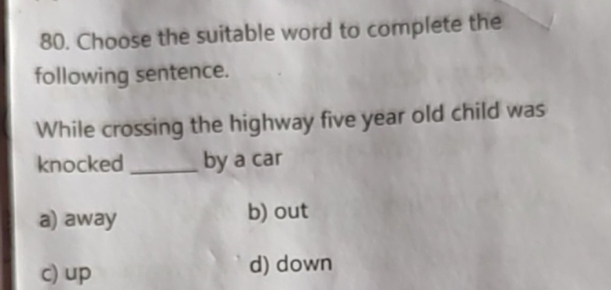 Choose the suitable word to complete the following sentence. While cross..