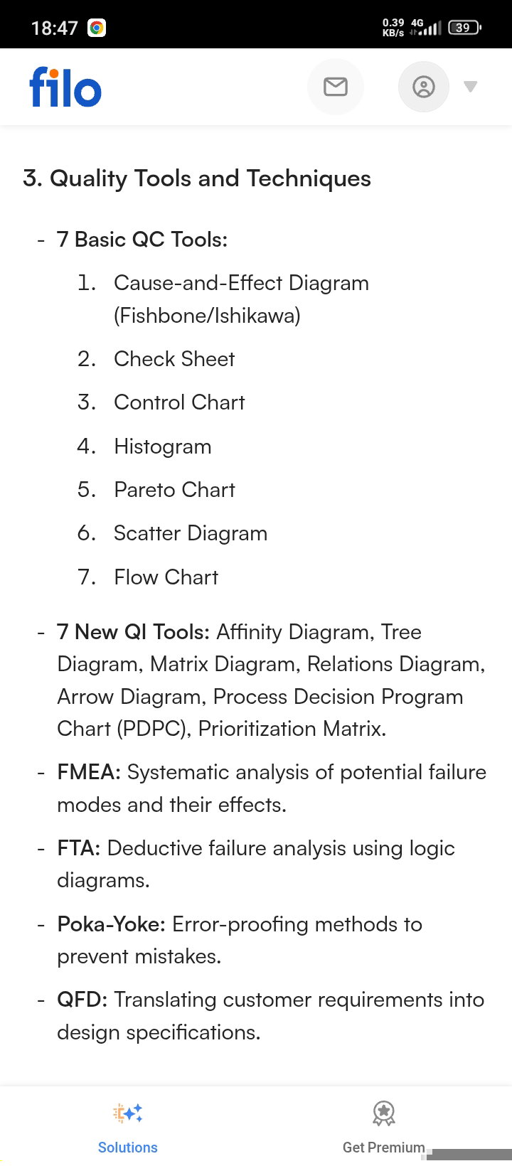 Quality Tools and Techniques 7 Basic QC Tools: Cause-and-Effect Diagra..