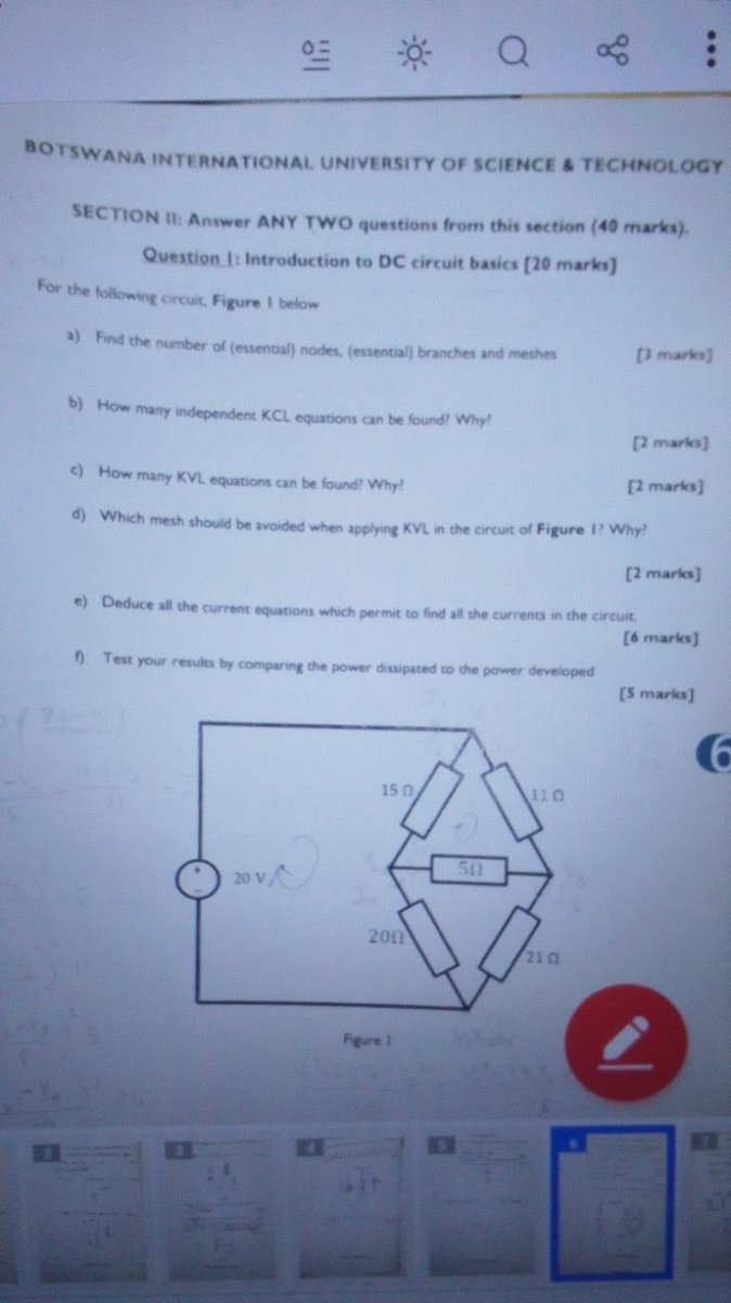 BOTSWANA INTERNATIONAL UNIVERSITY OF SCIENCE & TECHNOLOGY SECTION II: An..