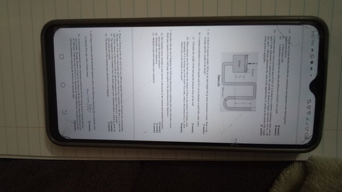 (a) With aid of neat sketches describe the construction and operation of