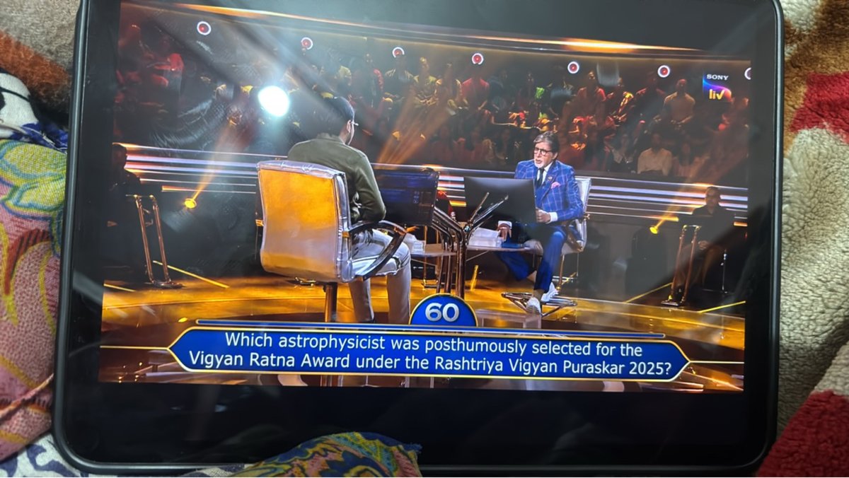 Which astrophysicist was posthumously selected for the Vigyan Ratna Award..