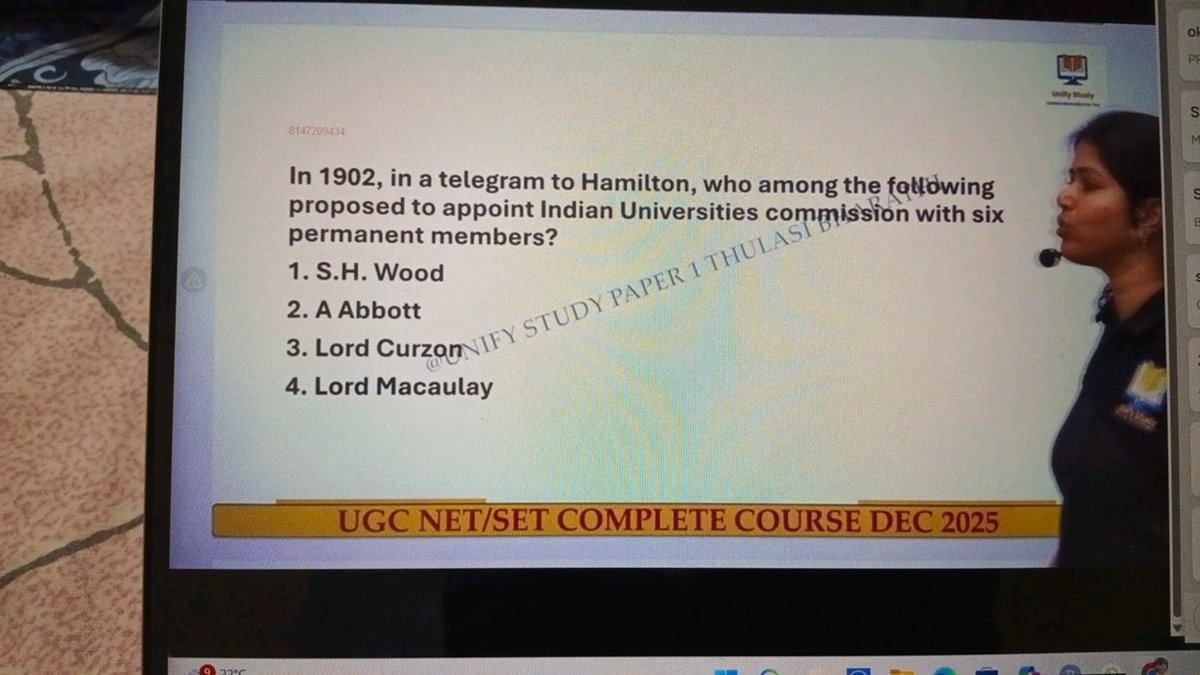 In 1902, in a telegram to Hamilton, who among the following proposed to a..